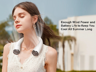 亚马逊-挂脖风扇_黄华华O_o-站酷ZCOOL