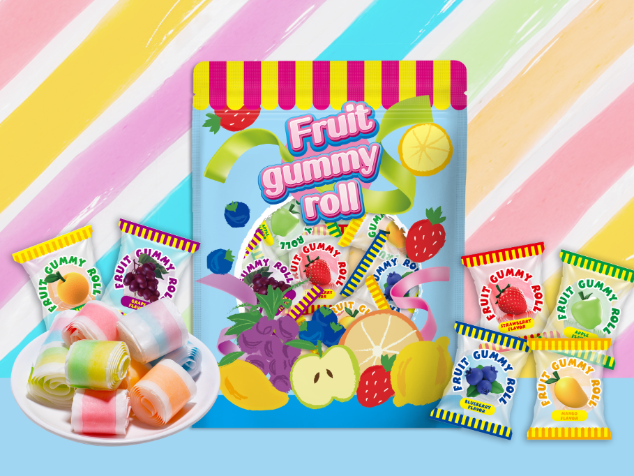 fruit gummy roll_大怪137540480-站酷ZCOOL