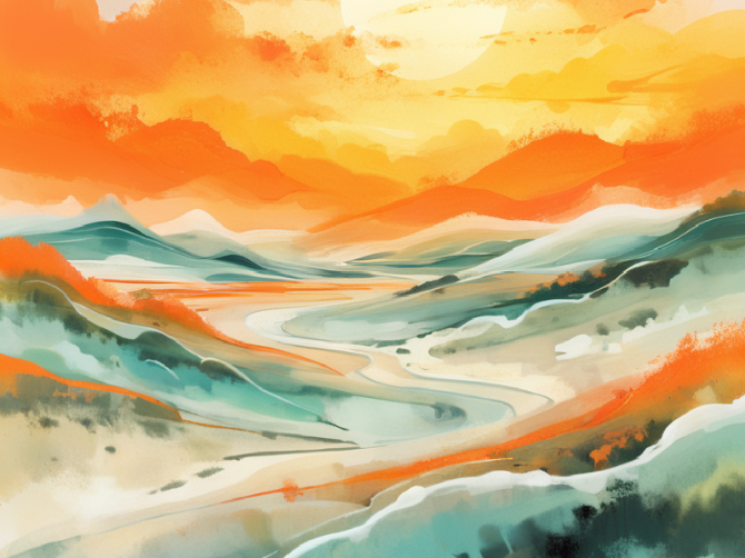 《使至塞上》节选 | 王维_XIAO_CHEN-站酷ZCOOL