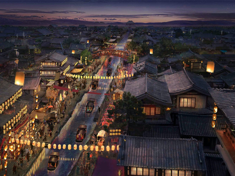 古代街道_多边形i-站酷ZCOOL