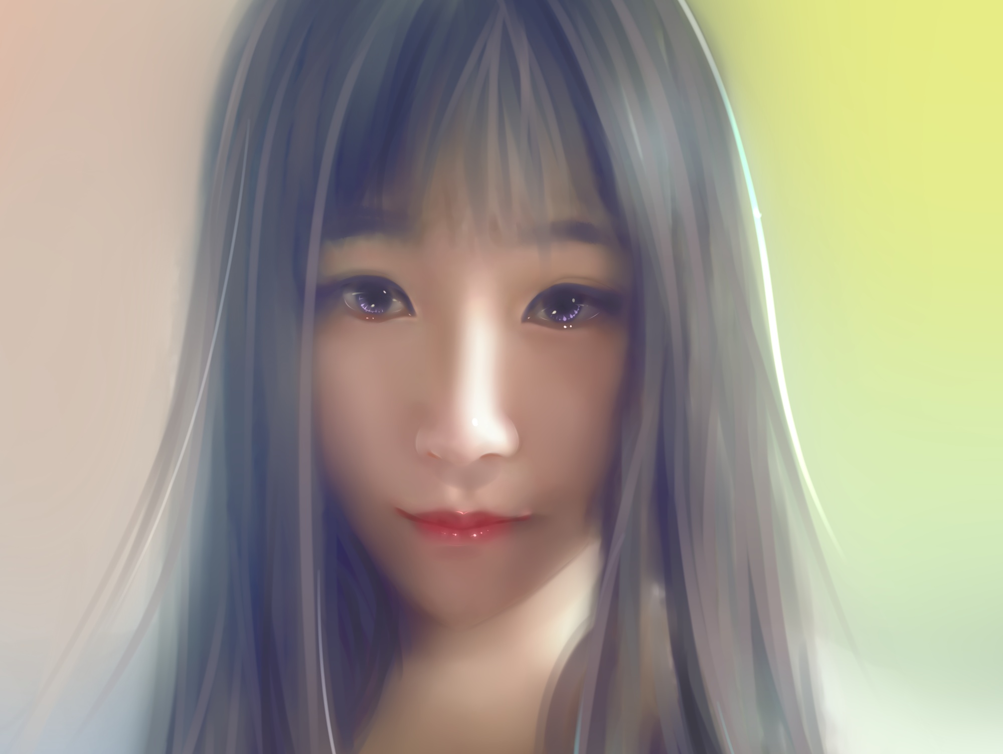 人物转手绘作品 SAI+PS _符琪鸿-站酷ZCOOL