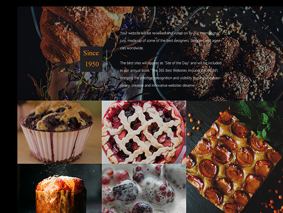 甜品网页模板_UI设计990-站酷ZCOOL