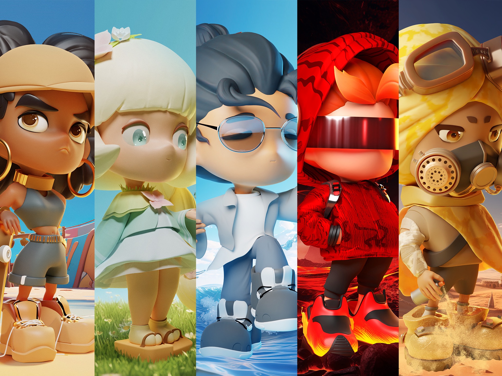 五行IP_极光ZL-站酷ZCOOL