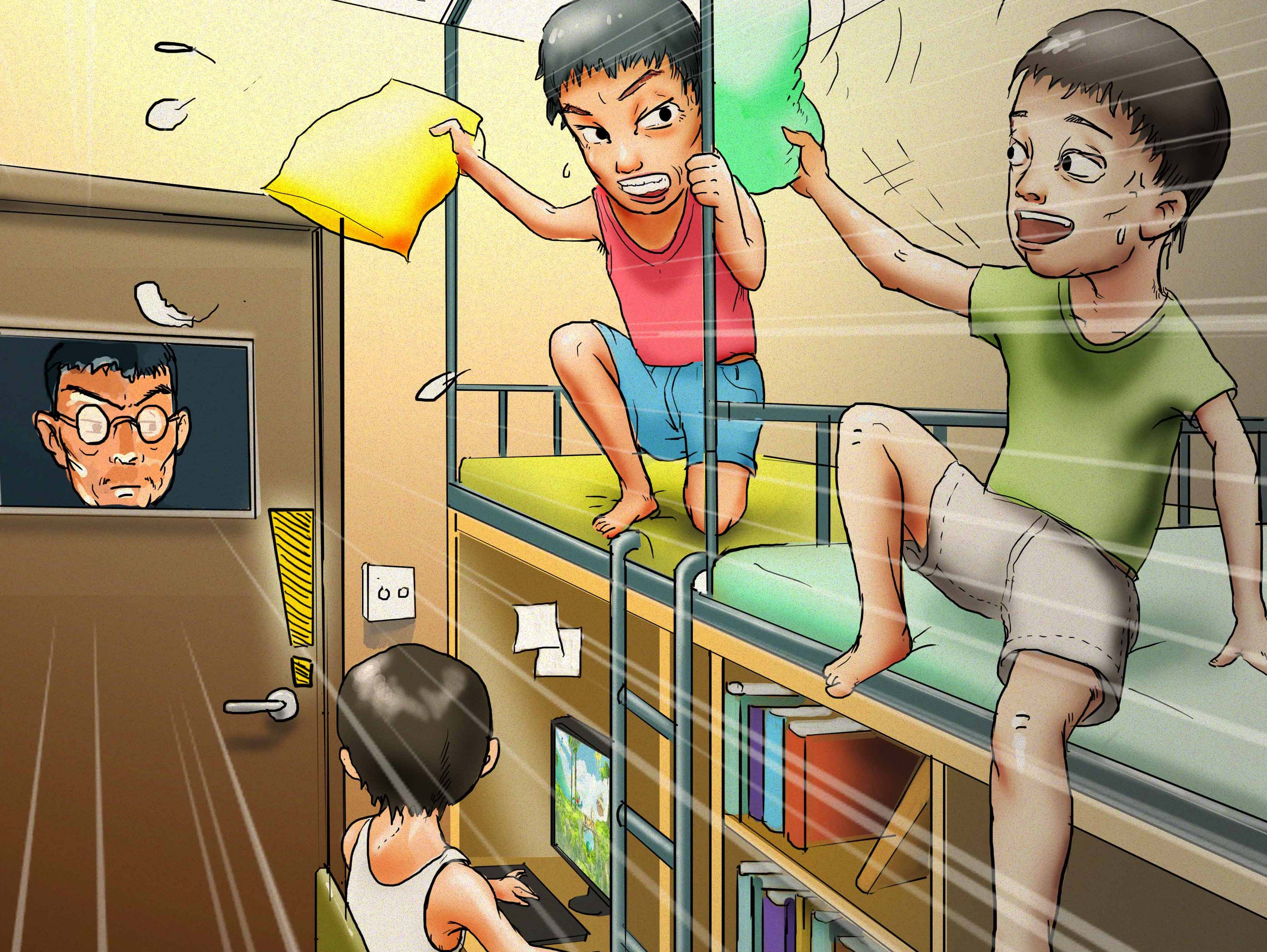 汇源《老师来了》活动系列插画_daewoo4-站酷ZCOOL