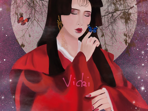 原画美女_vicki兔子-站酷ZCOOL