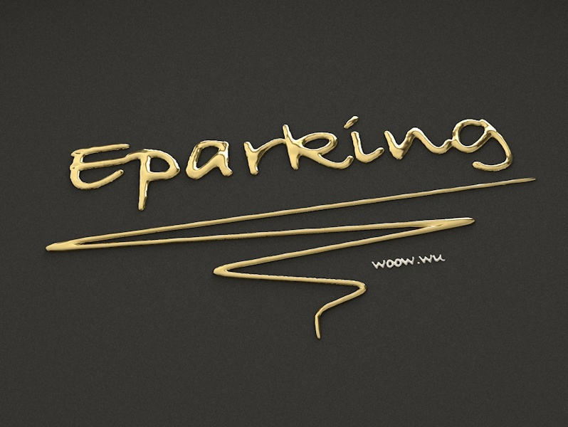 C4D建模练习-金属文字_woow_wu7-站酷ZCOOL