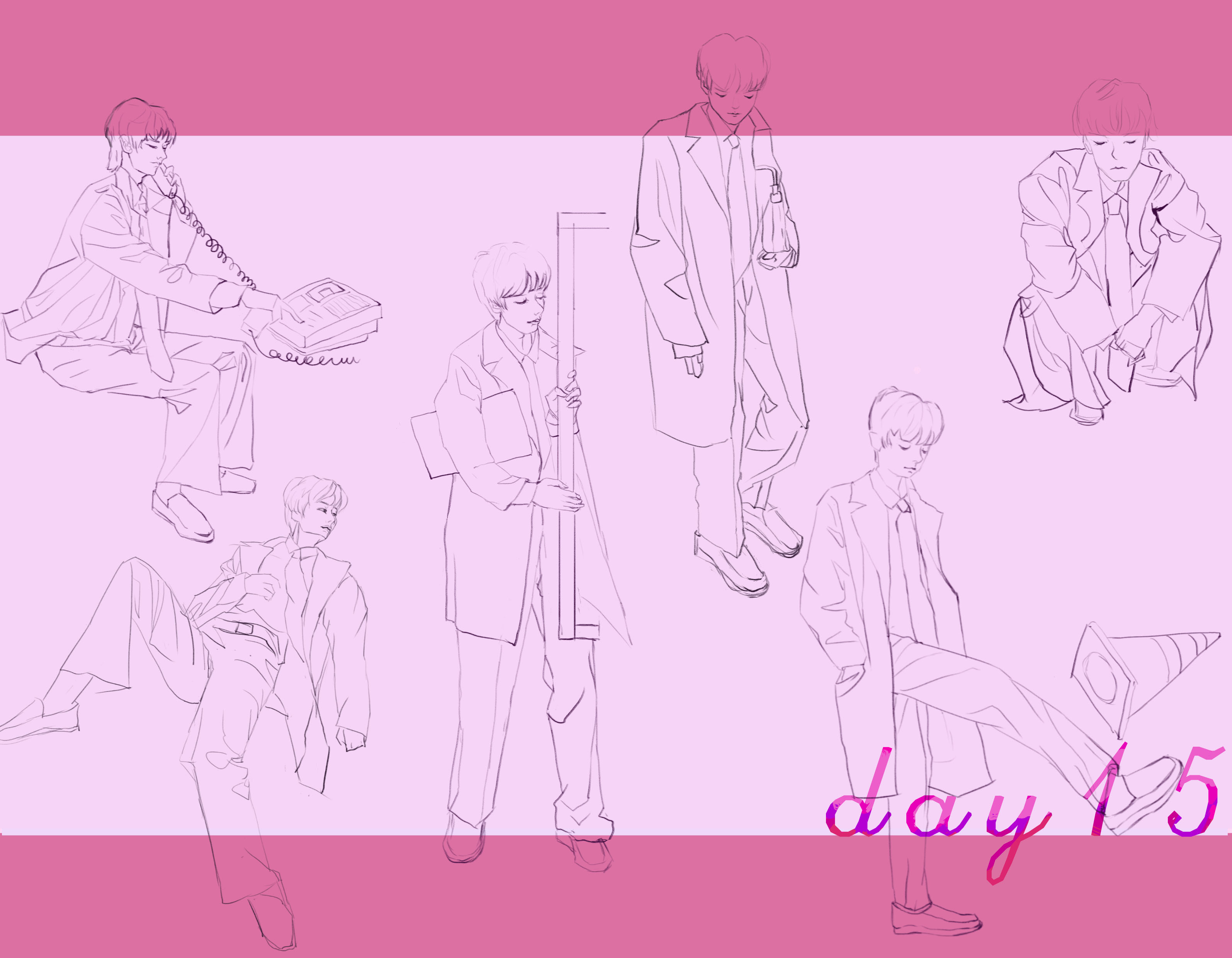 [cp]#速写60天挑战赛# day15@速写班长 库存 发一_懒悠游-站酷ZCOOL