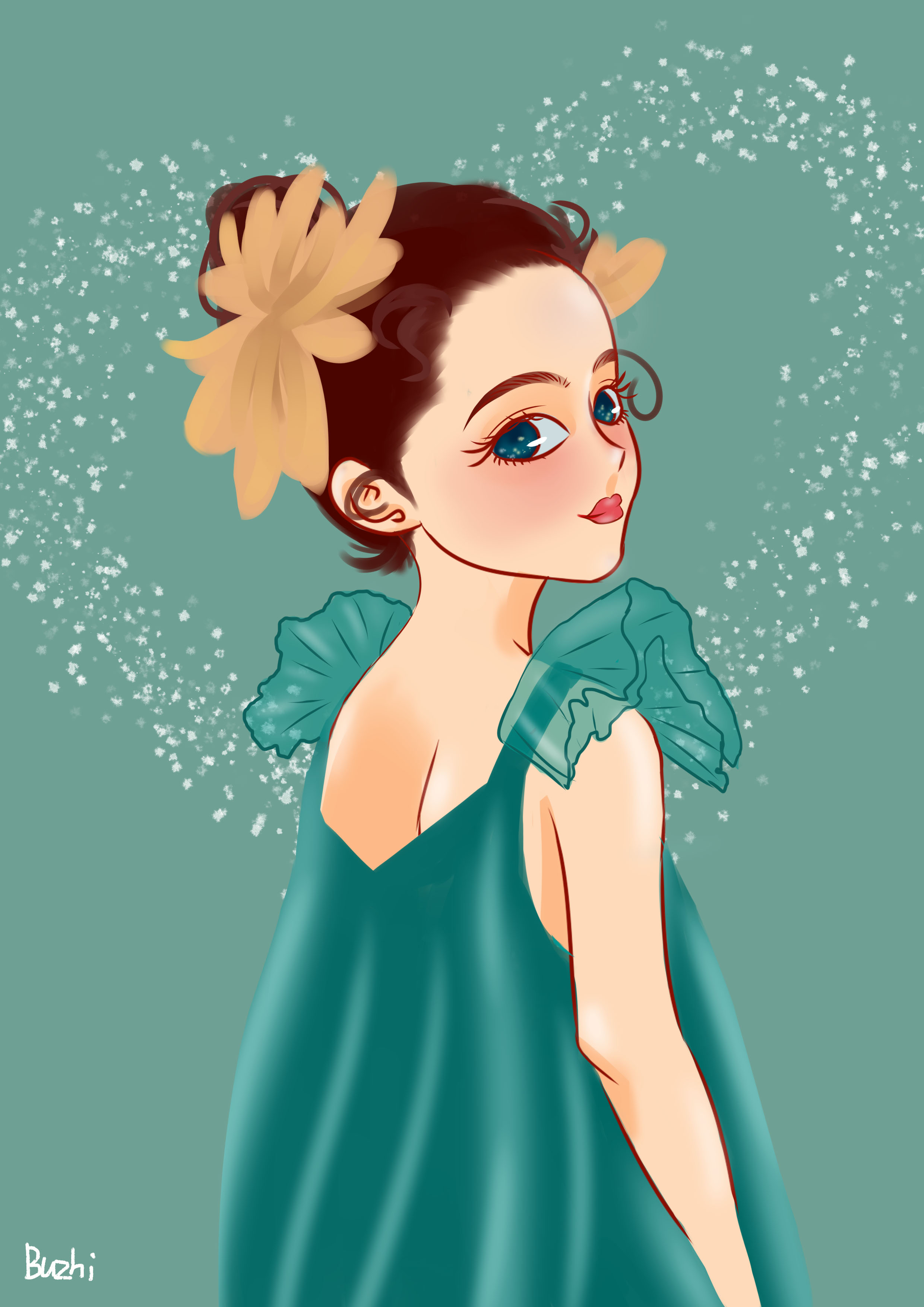 少女_八言ZHW-站酷ZCOOL