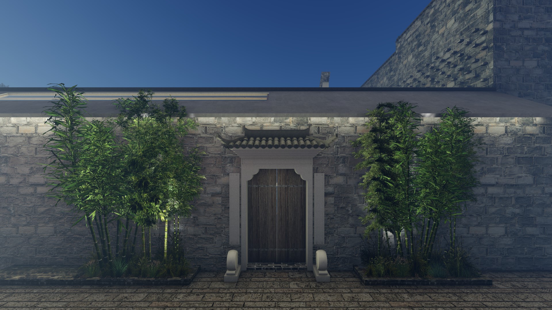 外景渲染_猪肘子-站酷ZCOOL