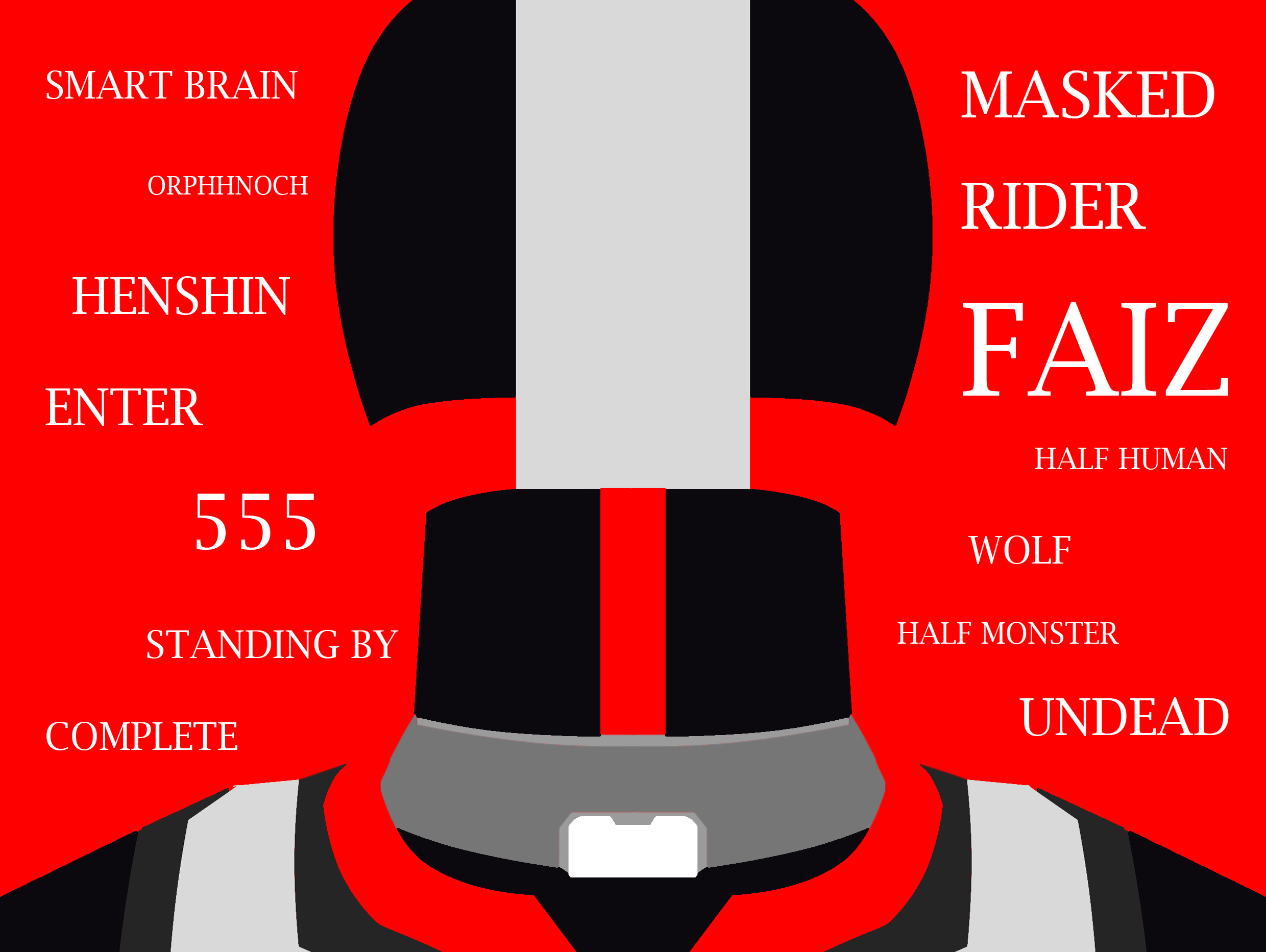 假面骑士faiz版式设计_NA中老师-站酷ZCOOL