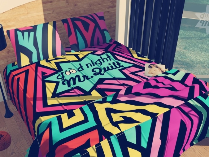 晚安，被子君_吉吉JIJI-站酷ZCOOL