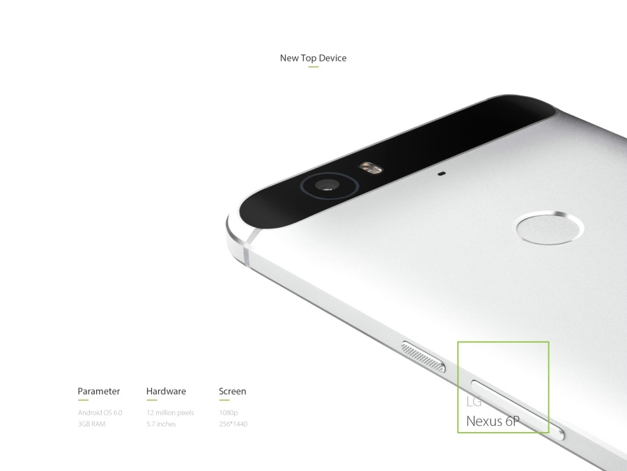 Google Nexus 官网设计_王涵洋-站酷ZCOOL