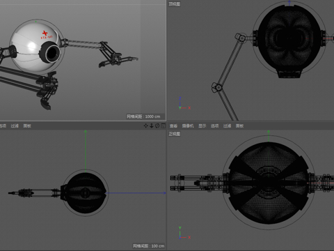 c4d建模Ai机器人_谢X同学-站酷ZCOOL