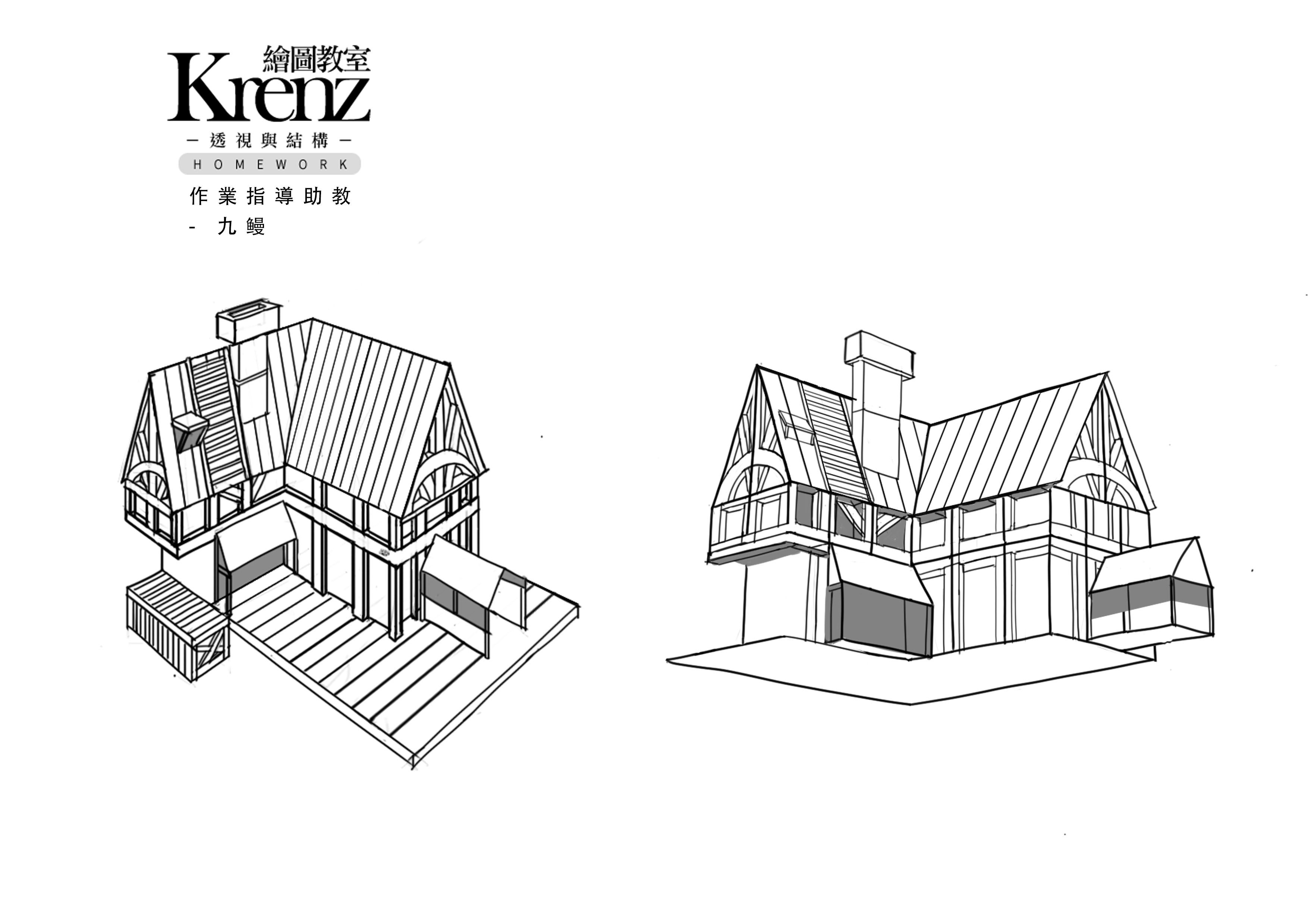 krenz透视8期l1作业_雪狼W-站酷ZCOOL