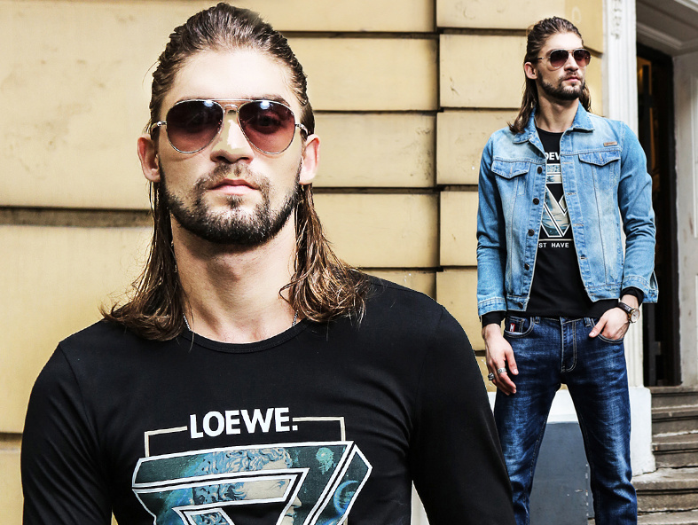 男装外模外景拍摄 淘宝男装模特拍摄 T恤牛仔服拍照 秋冬装服装摄影_广州古斯广告-站酷ZCOOL