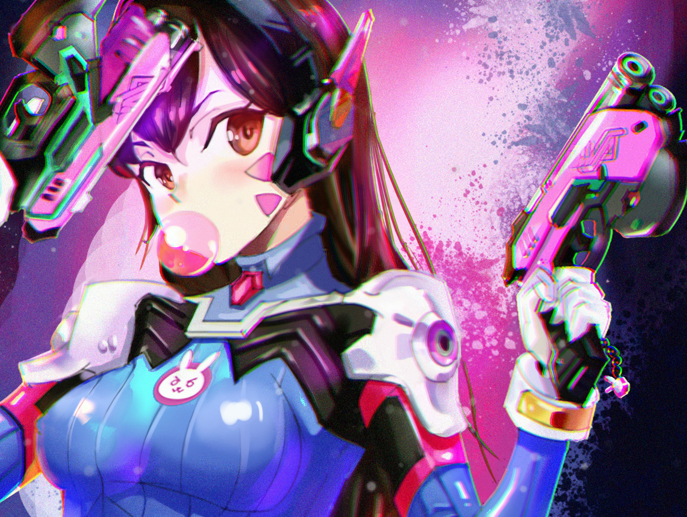 Dva(练习)--放了几张步骤_sprite西瓜-站酷ZCOOL