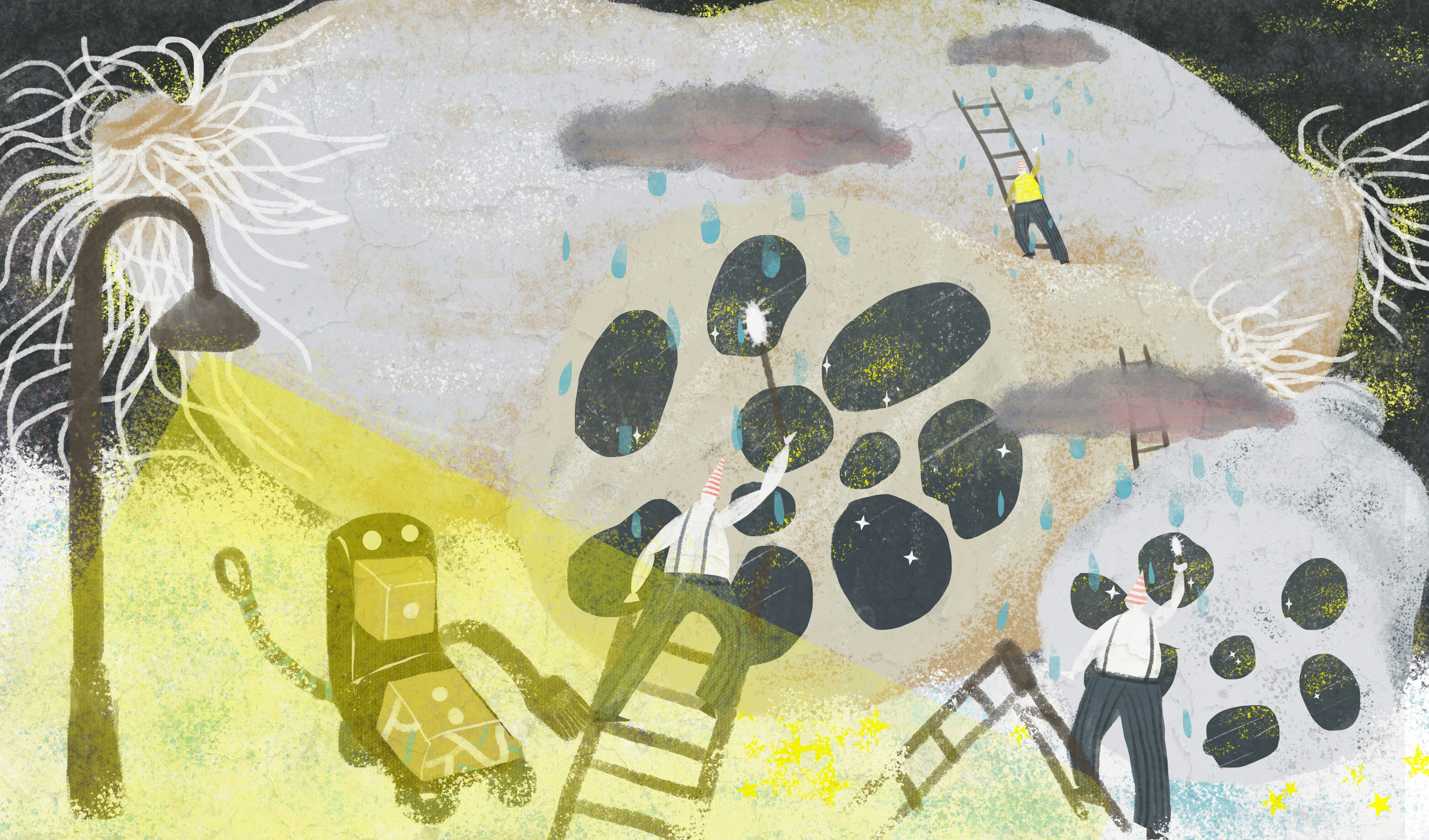 《夜》_茶思YLMF-站酷ZCOOL