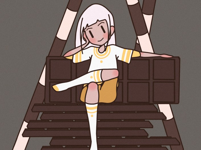 全糖女孩 插画_画画的Pipi-站酷ZCOOL