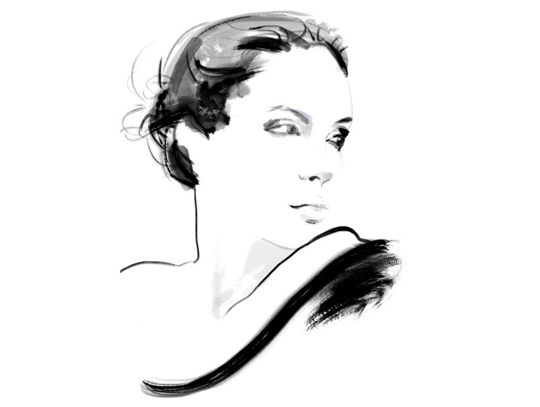 fashion illustration_Fiona_Chang_-站酷ZCOOL