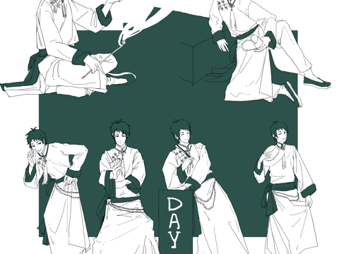 速写班长九期Day03_小小_sai-站酷ZCOOL