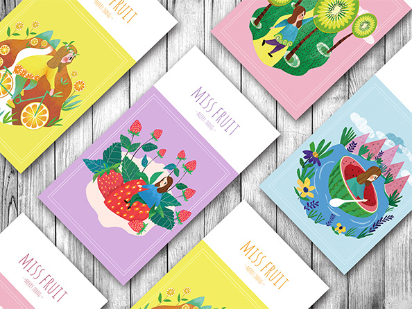 水果小姐 MISS FRUIT_梅羽MerryZhang-站酷ZCOOL