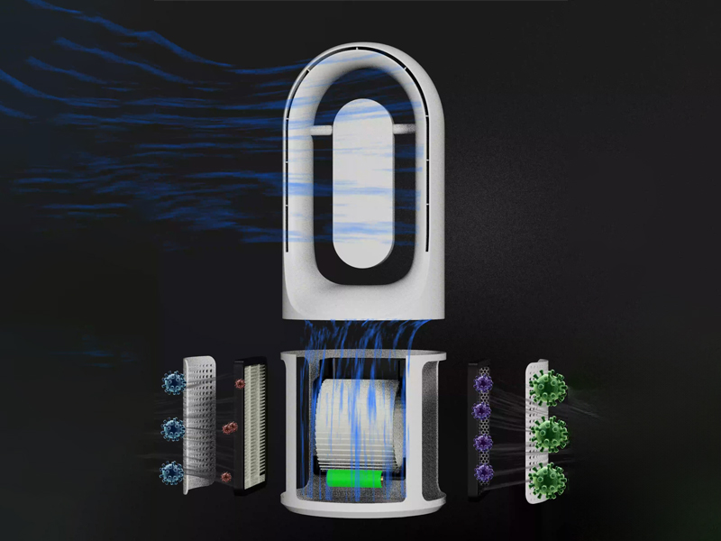 空气净化灯-Air purification lamp_DylanXuan-站酷ZCOOL