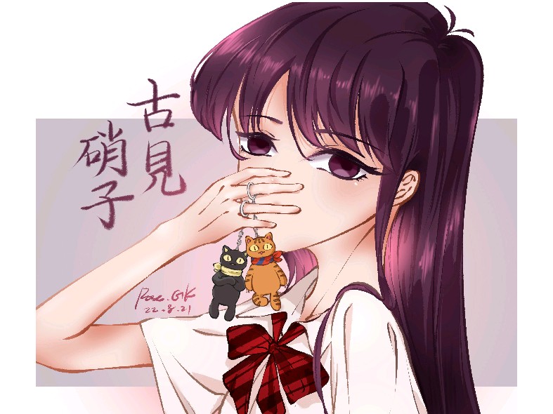 同人头像-古见硝子 From：古见同学有交流障碍症_Rose_GK-站酷ZCOOL