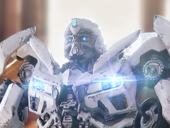 模玩重涂 - 变3超跑白萌蜂_ilison-站酷ZCOOL