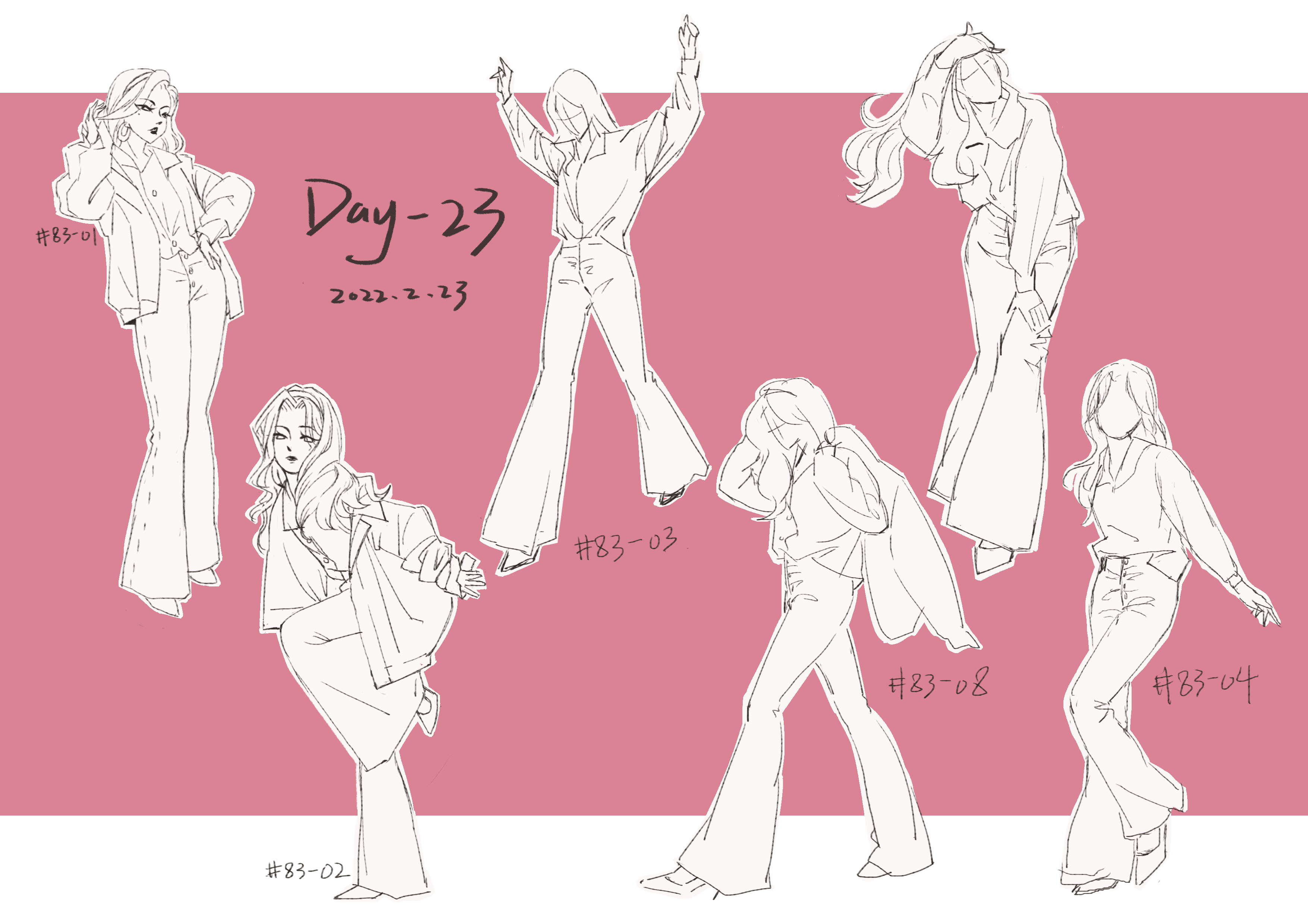 #速写60天挑战赛#day23_懒懒小兔蹄子-站酷ZCOOL