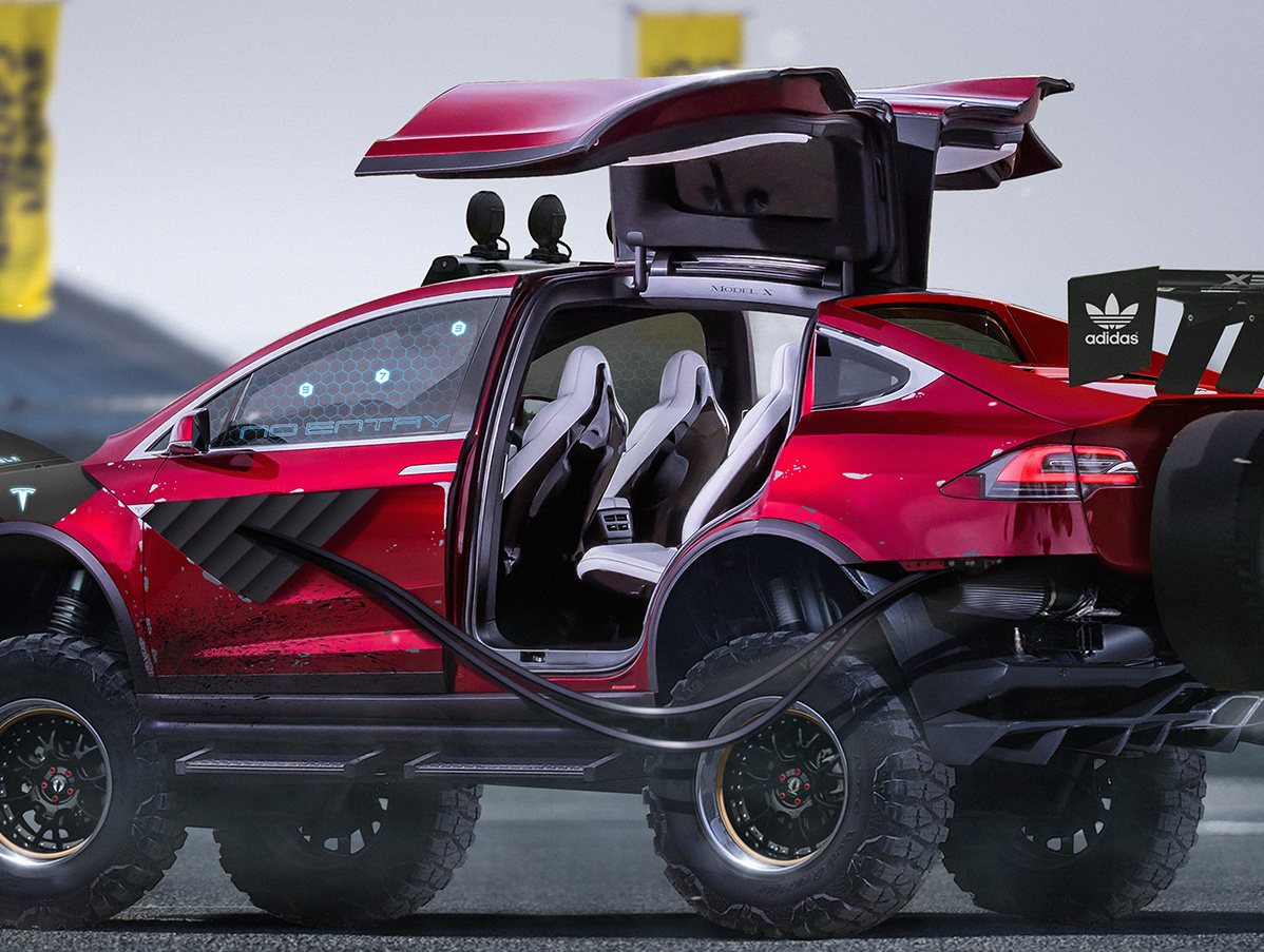Tesla Model X Off-Road Edition_sugarchow-站酷ZCOOL