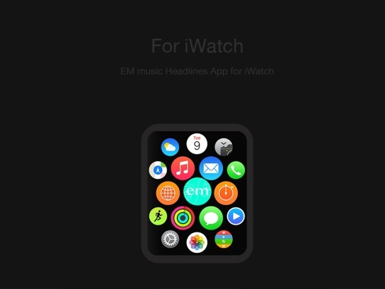 EM music for iwatch_小辞-站酷ZCOOL