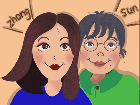 姐妹_艾福尼尼-站酷ZCOOL