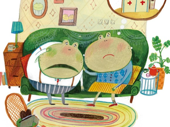 手绘绘本分享《早上好，朋友》_贰叁叁233-站酷ZCOOL