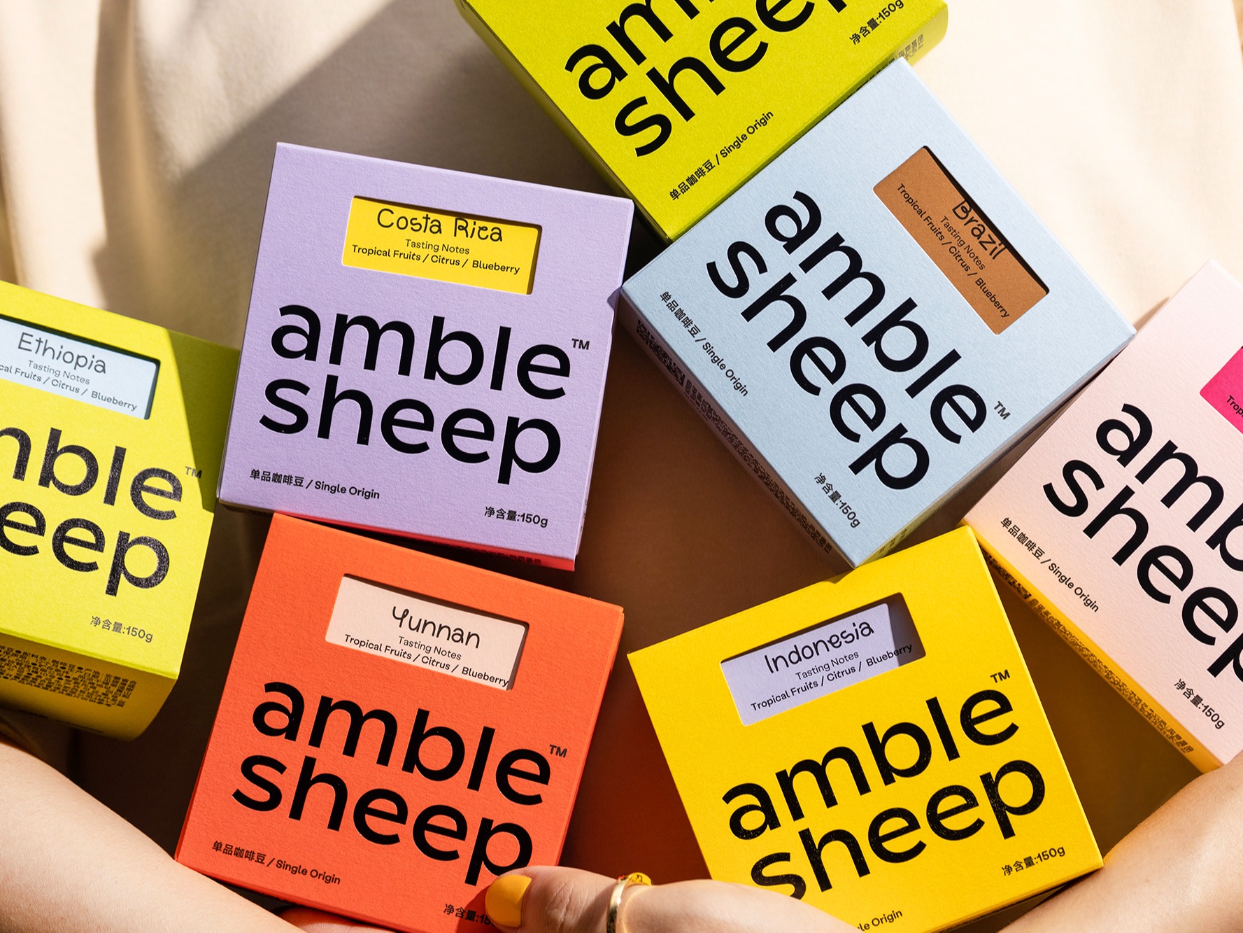amble sheep VISUAL IDENTITY AND PACKAGING_lowkeydesign-站酷ZCOOL