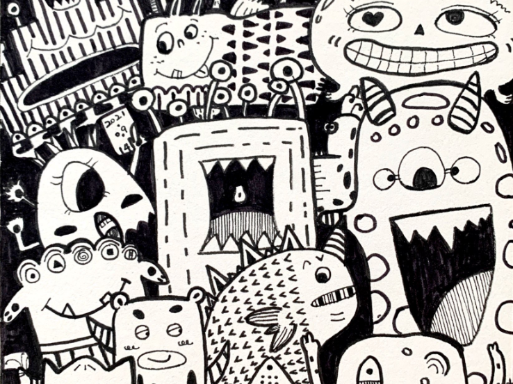 怪兽也疯狂_Ronachen-站酷ZCOOL