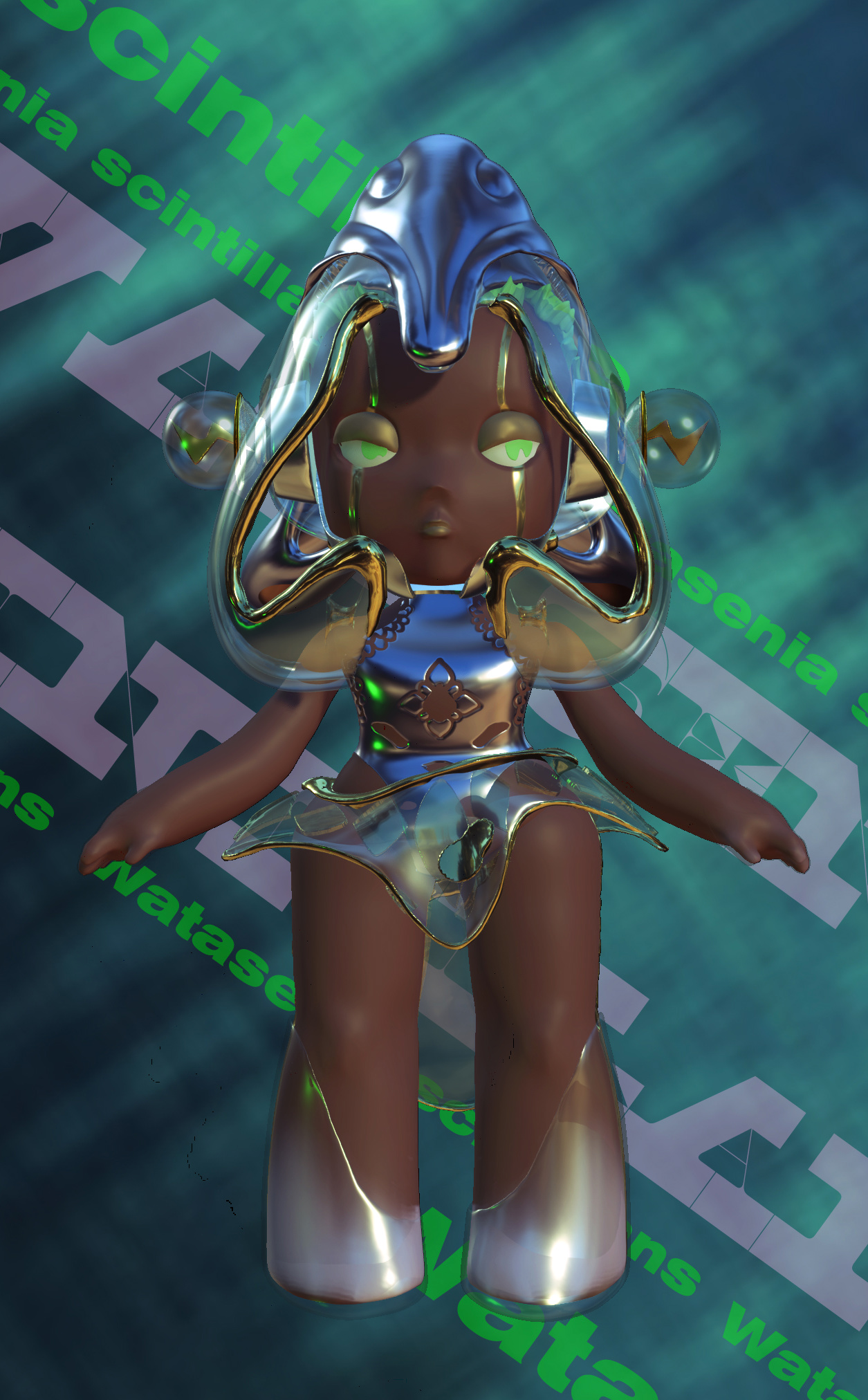 捏娃｜Watasenia scintillans荧光乌贼_Simon梁子文-站酷ZCOOL