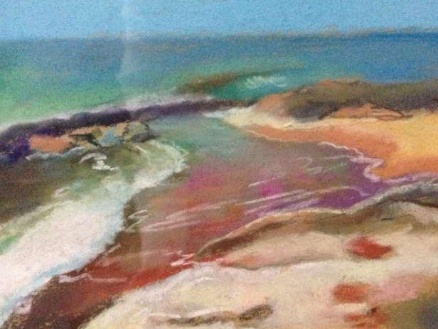 北戴河——色粉写生_Iris_wangcc-站酷ZCOOL