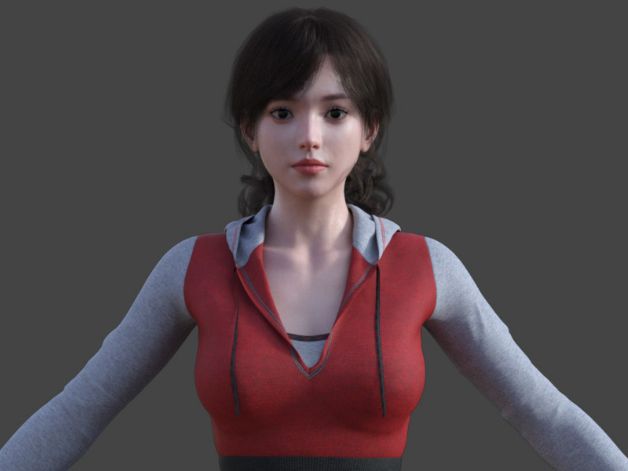 运动服小姐姐_CG99设计网-站酷ZCOOL