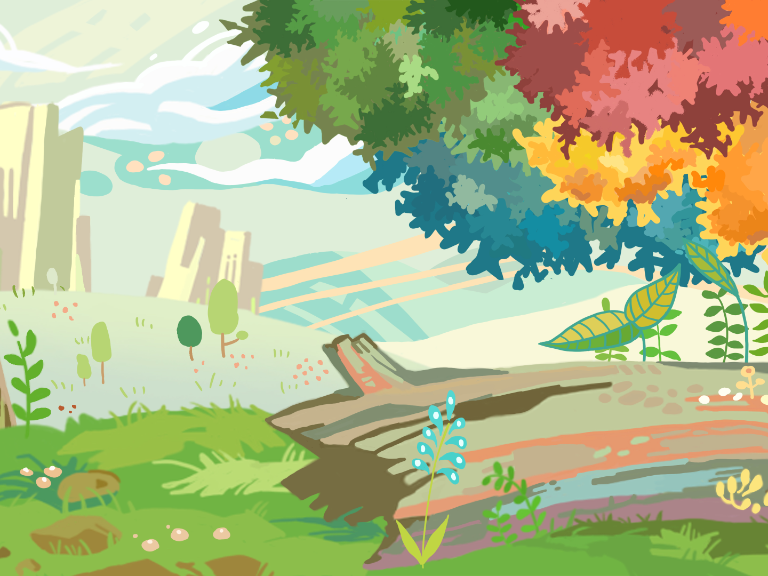 场景插画临摹练习_明爷Lee、-站酷ZCOOL