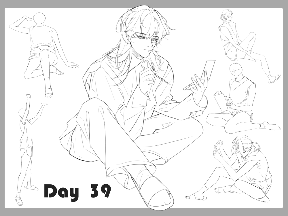 #速写60天挑战赛# Day39 @速写班长_光城祭-站酷ZCOOL