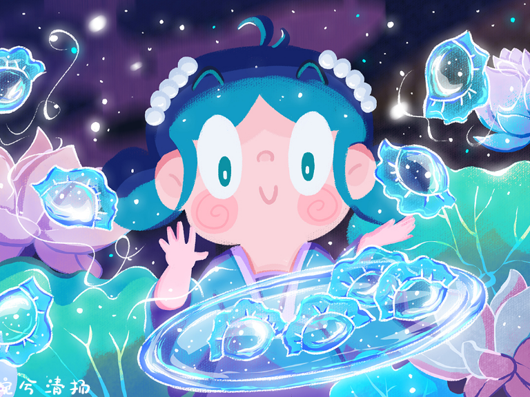 二十四节气大暑水晶饺子_婉兮清扬wxqy-站酷ZCOOL