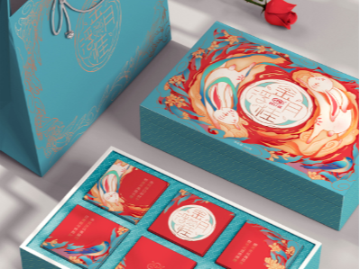 “金桂浮月”中秋国潮礼盒_DOLAH-站酷ZCOOL