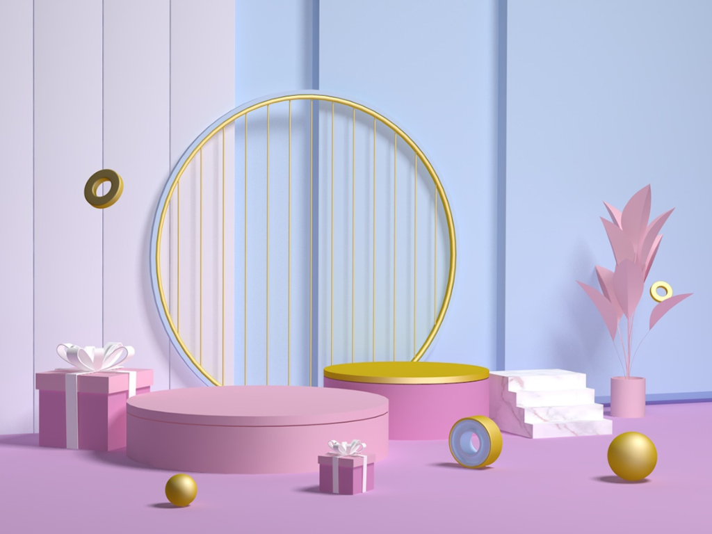 c4d小场景练习_朝春日走去-站酷ZCOOL