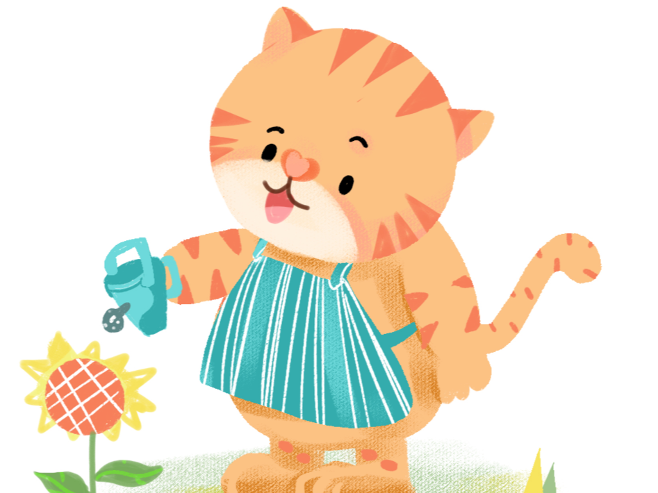 小虎浇花D16_Jolie丛小姐-站酷ZCOOL