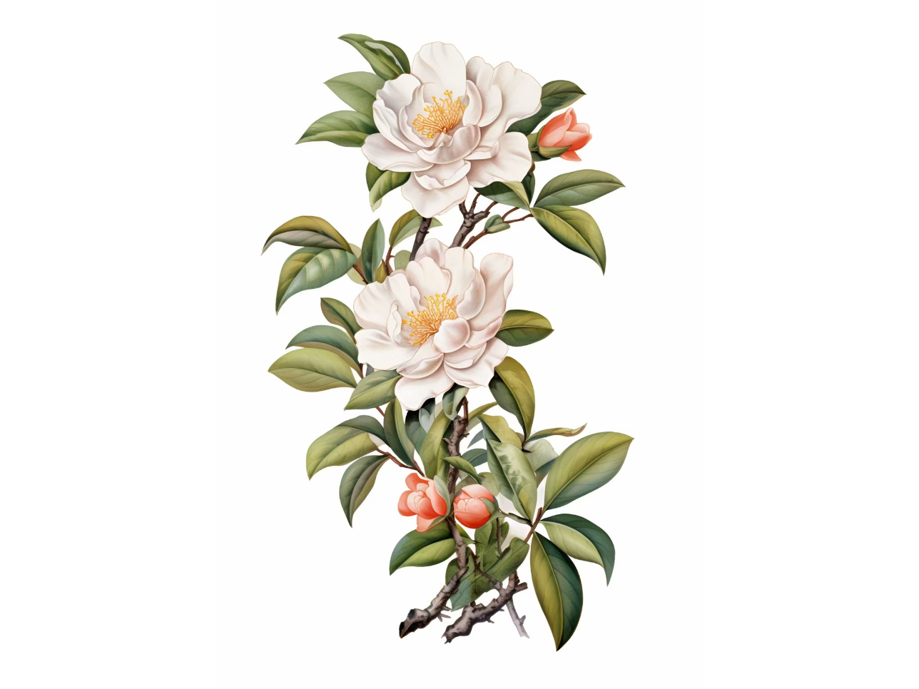 山茶花_黄昏888-站酷ZCOOL