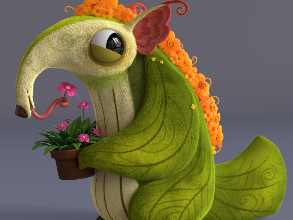 食蚁兽_敷衍学大师-站酷ZCOOL