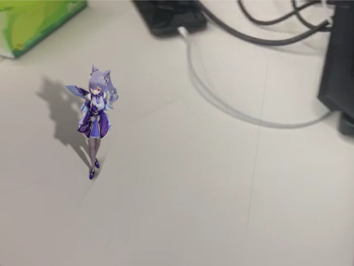 AE+Blender_练习2_刻晴简短的桌面停留_星月守-站酷ZCOOL