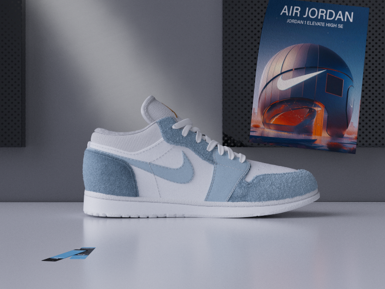 NIKE耐克| AIR JORDAN|三维动态、渲染_刘彦歧-站酷ZCOOL