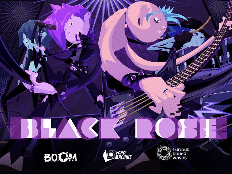 摇滚系列-Black Rose_snakeKEKE-站酷ZCOOL