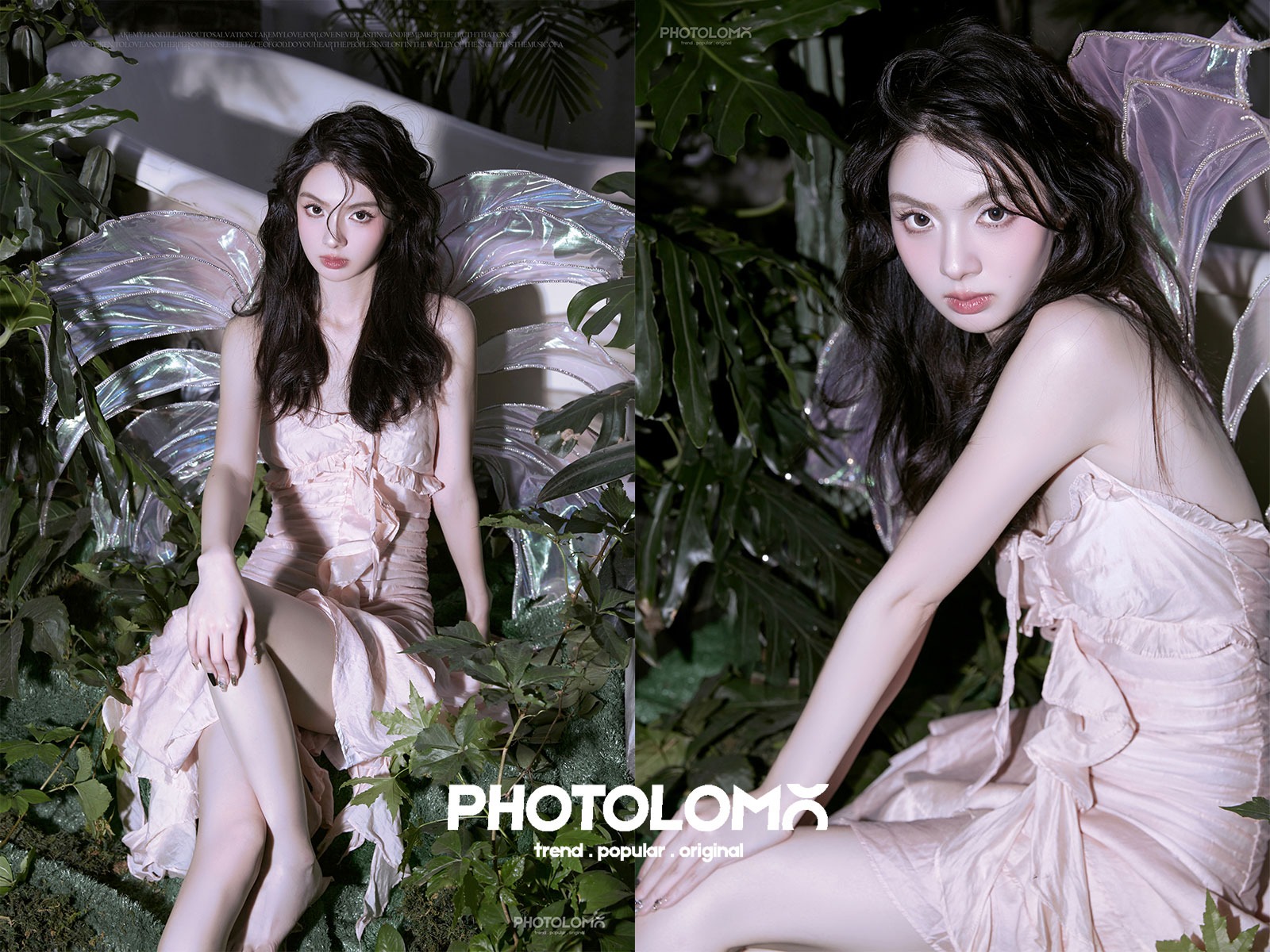 少女精灵🧚暗夜森林走出来的美少女_遇见YUJIAN-站酷ZCOOL